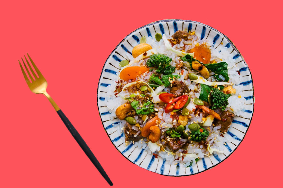 Quick beef and broccoli with rice – Elf-Family